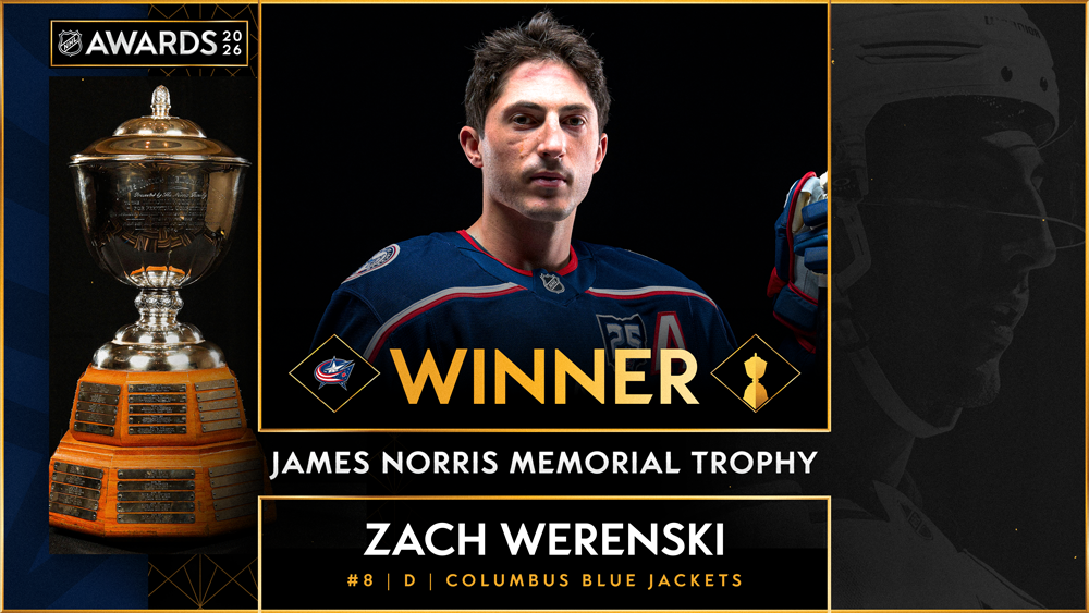Blue Jackets’ Zach Werenski Wins Norris Trophy | Pro Hockey News